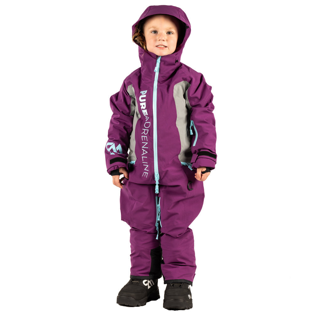 Phlox / Grey Youth Mono Suit (2024) | Pure Adrenaline Motorsports